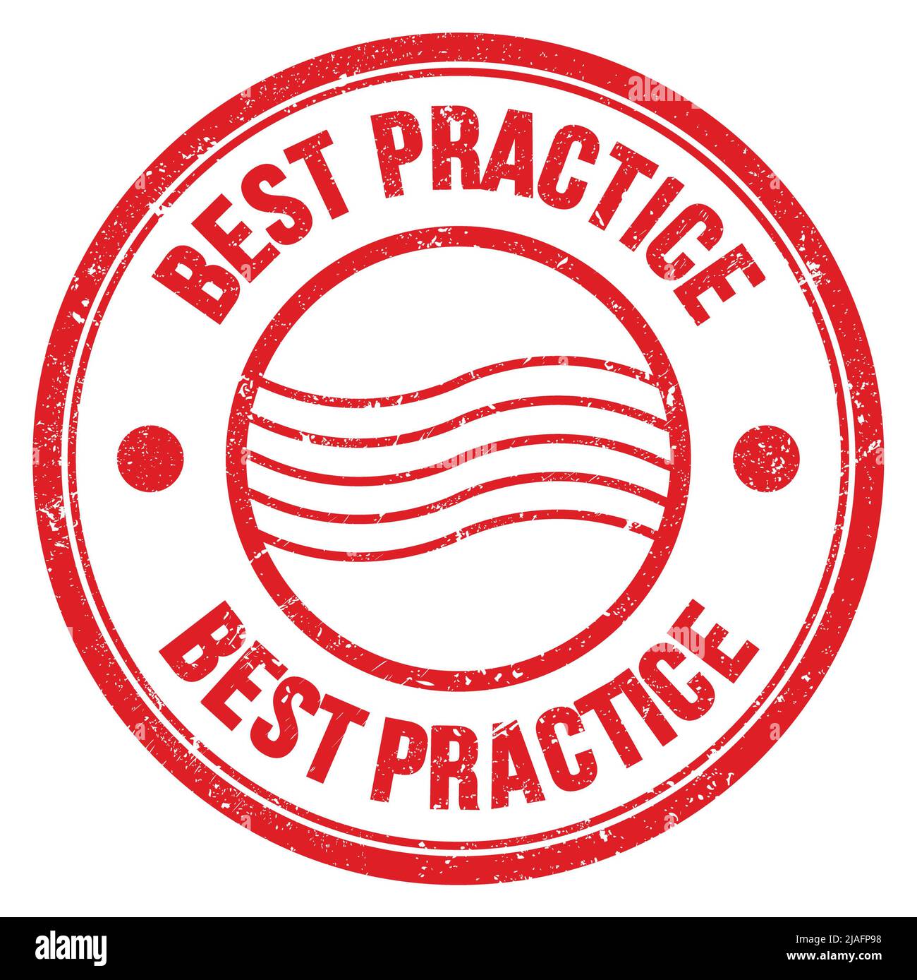 BEST PRACTICE word written on red round postal stamp sign Stock Photo ...