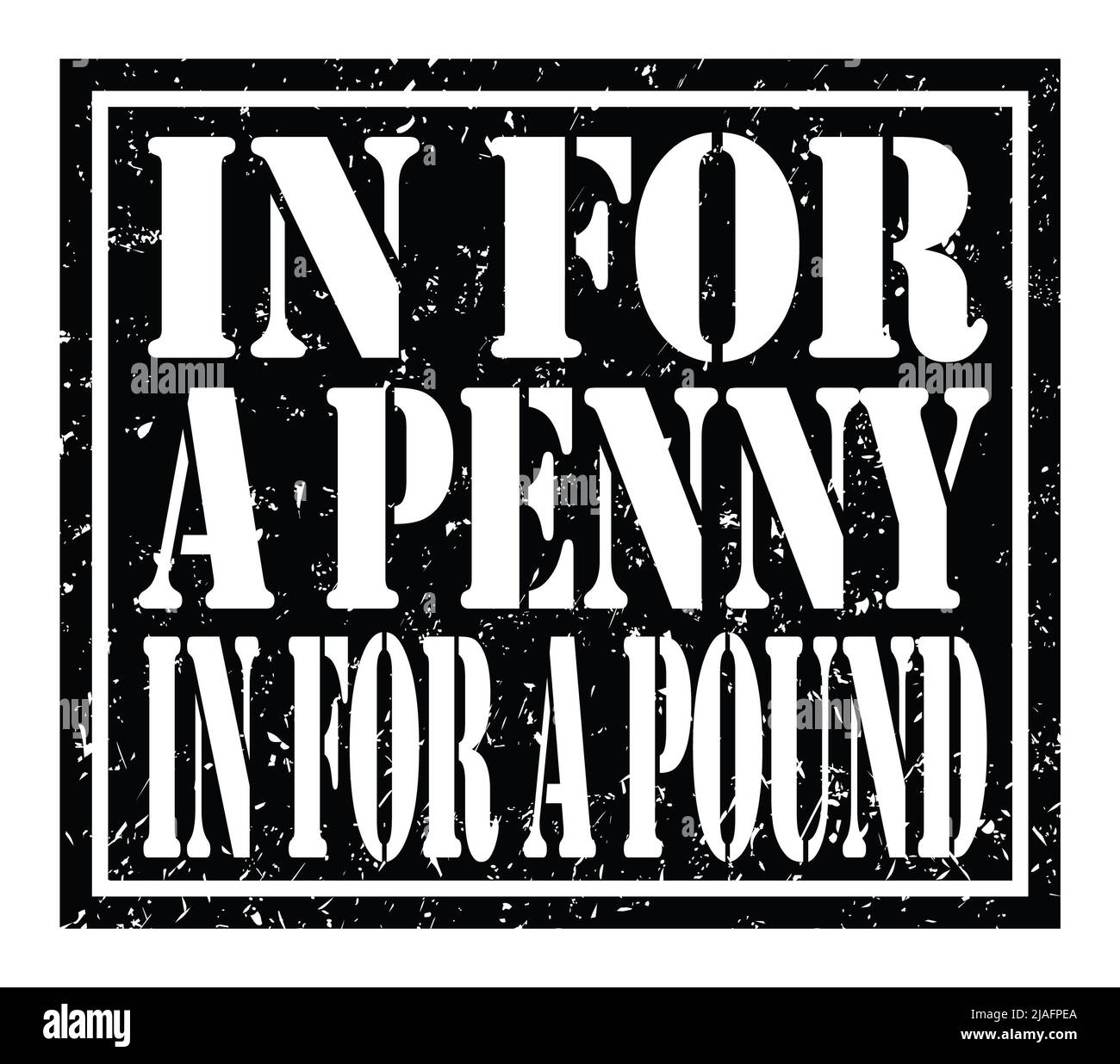 Black penny stamp Cut Out Stock Images & Pictures - Alamy