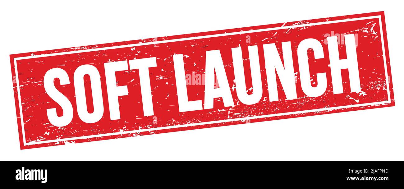 Soft launch text hi-res stock photography and images - Alamy
