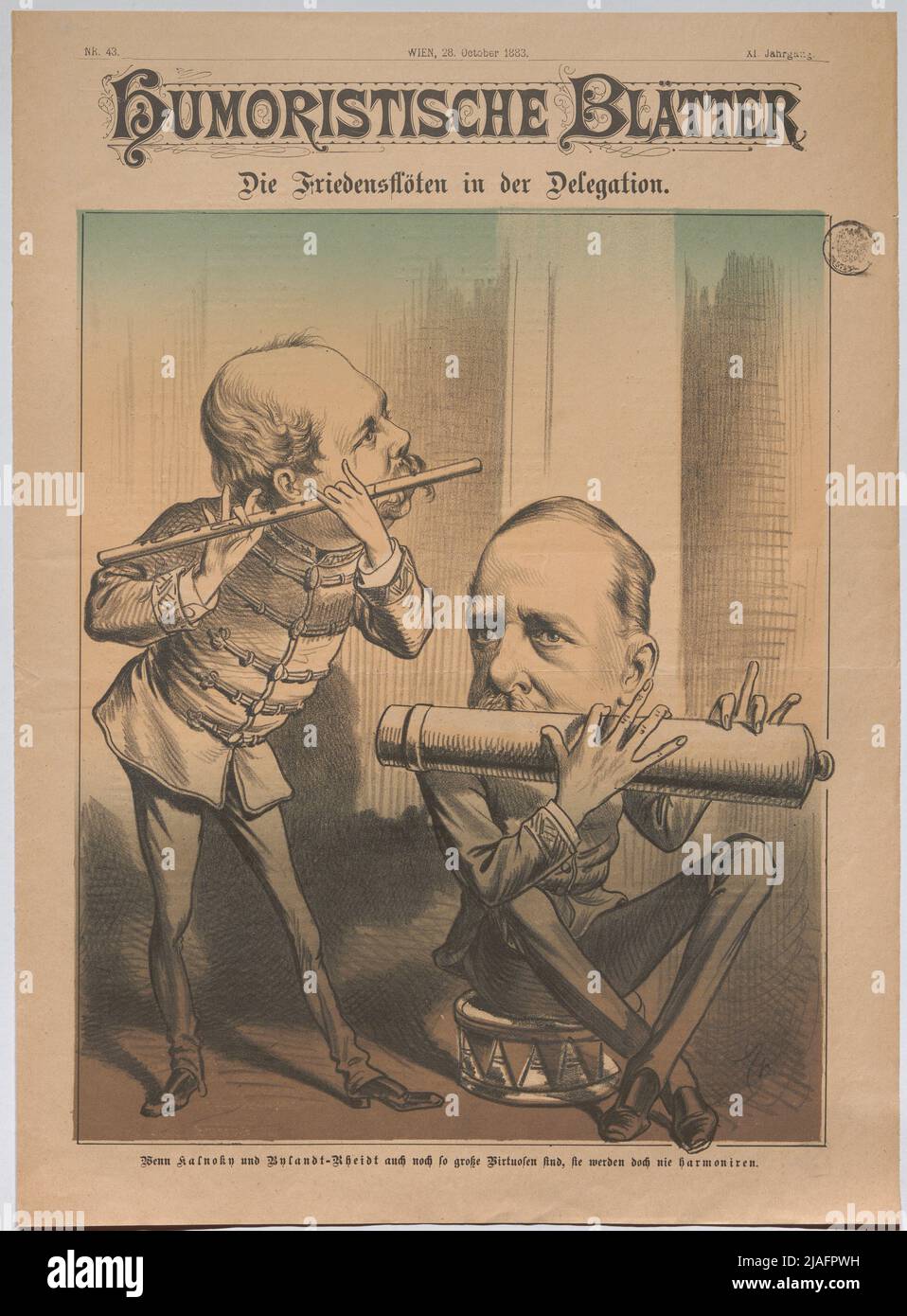 The peace flutes in the delegation. ". Gustav Siegmund Freiherr von ...