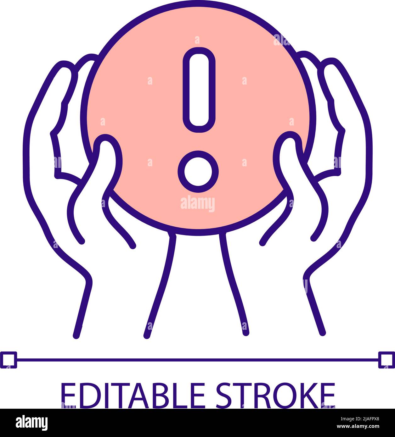 Dealing with unexpected risks RGB color icon Stock Vector Image & Art ...