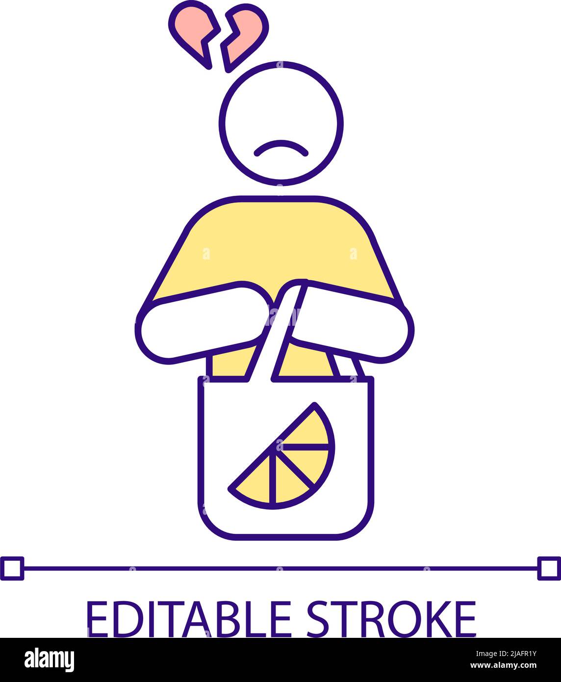 Customer dissatisfaction RGB color icon Stock Vector Image & Art - Alamy