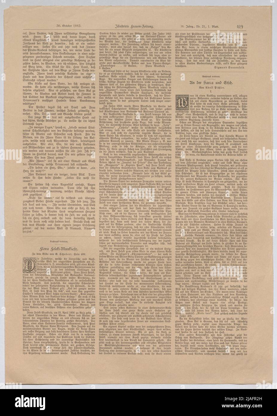 Flora Feleki-Munkácsy. ". Sigmund Sonnenfeld: Biography of Flora Feleki ...