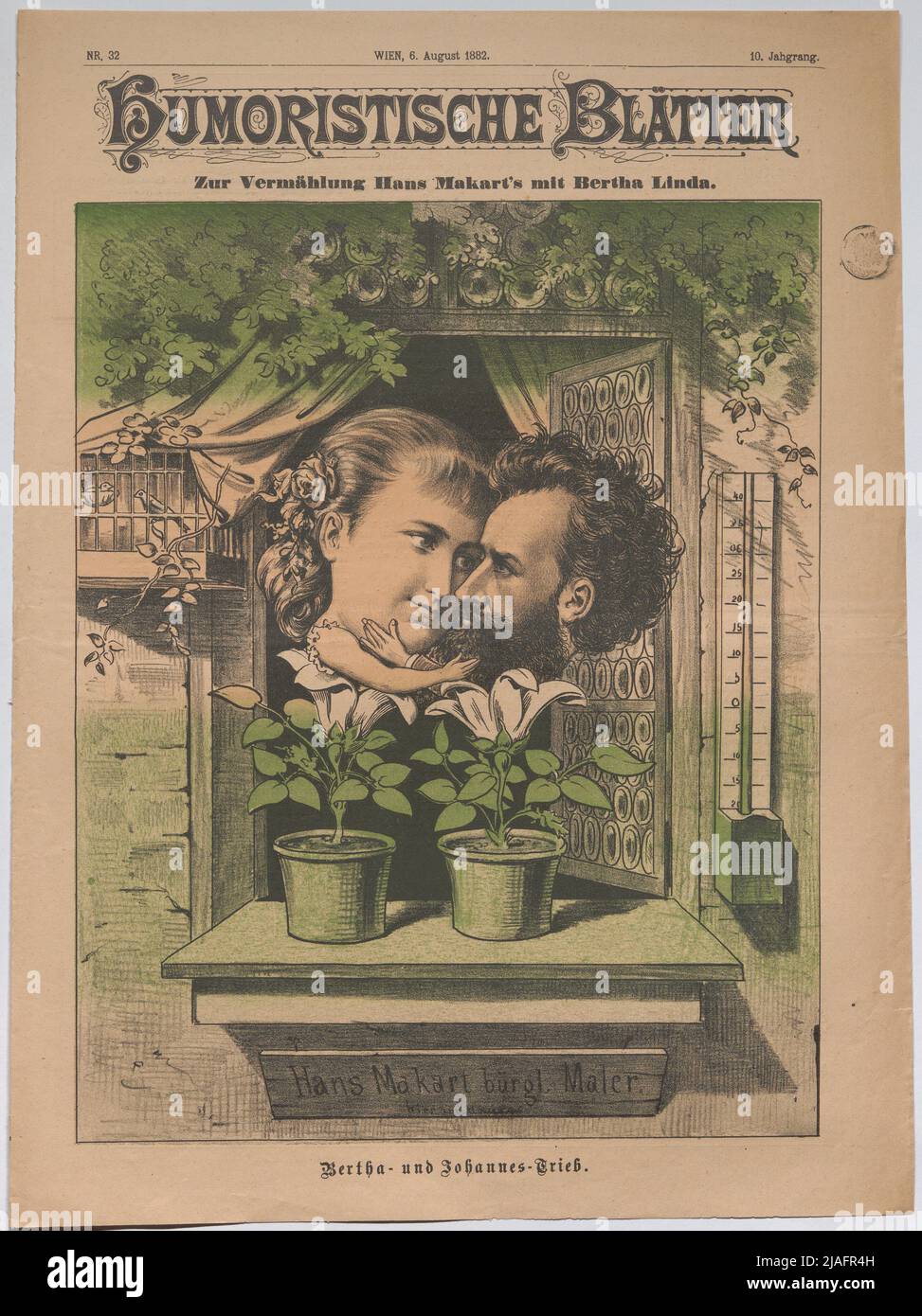 For marriage to Hans Makart's with Bertha Linda Stock Photo - Alamy