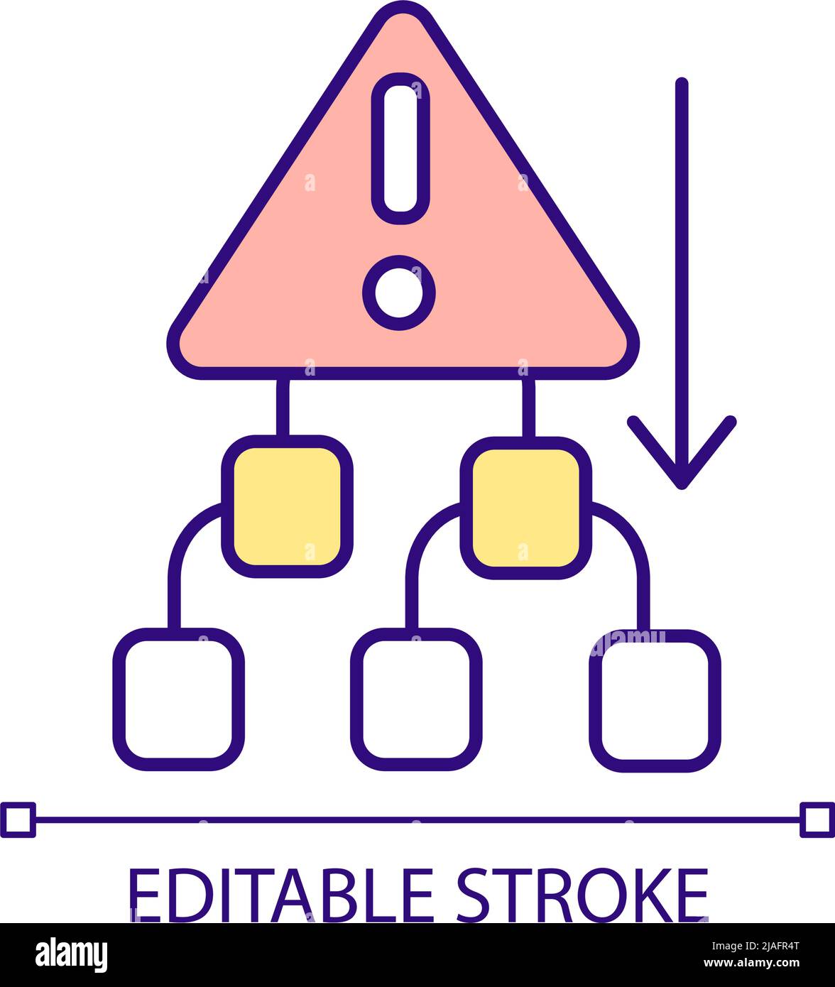 Transferring risk RGB color icon Stock Vector Image & Art - Alamy