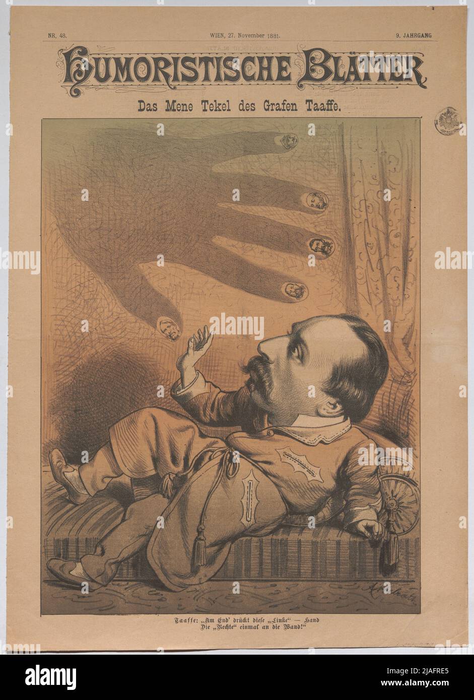 The Mene Tekel of Count Taaffe Stock Photo - Alamy