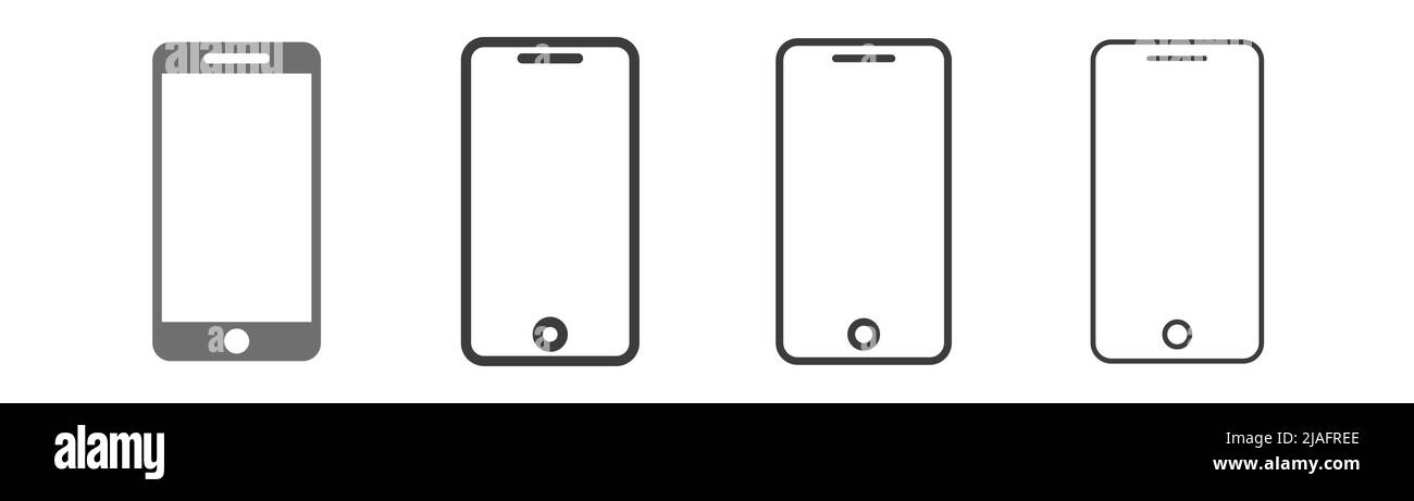 Phone icons collection Stock Vector Image & Art - Alamy