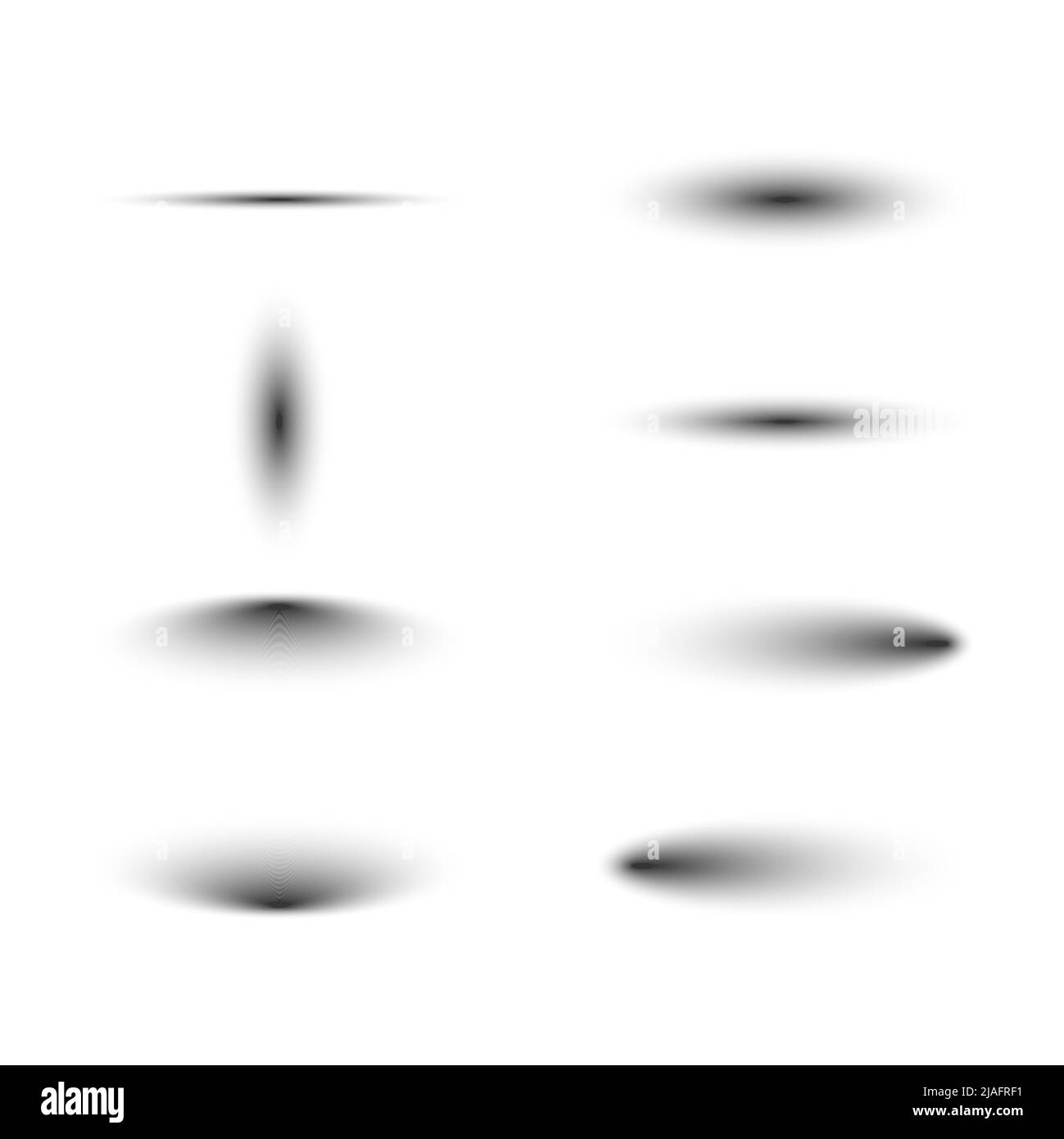 Set of realistic round shadows. Vector shadows Stock Vector Image & Art ...