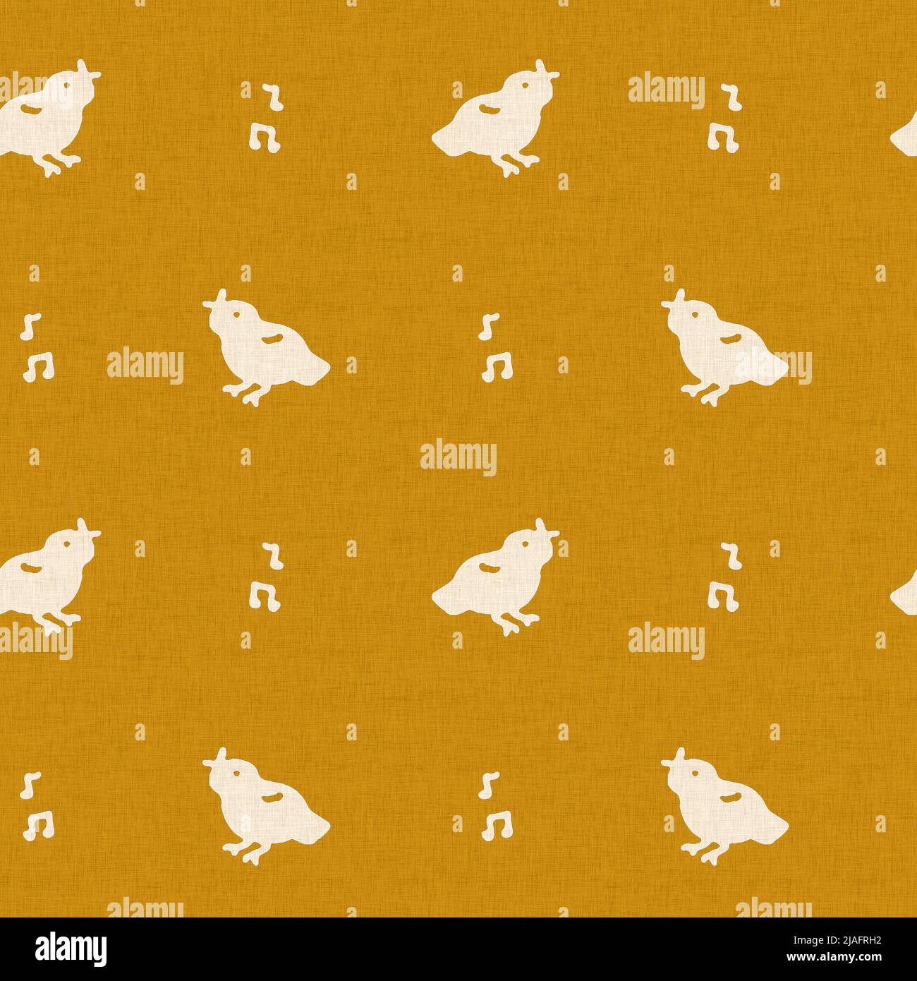 Gender neutral bird in sky seamless raster background. Simple whimsical ...