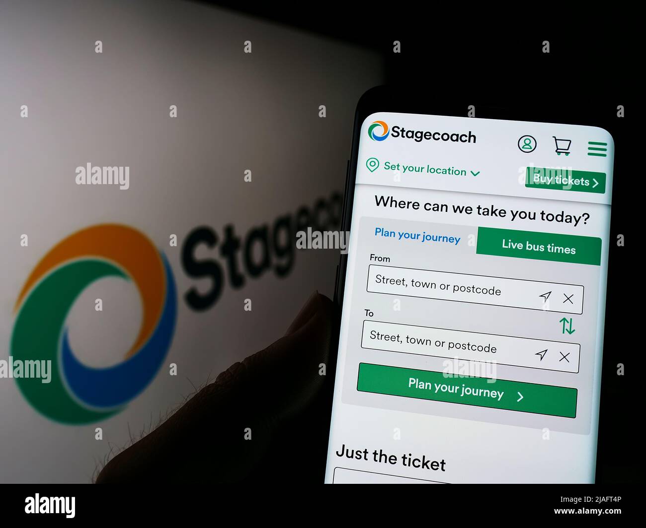 Stagecoach logo hi-res stock photography and images - Alamy