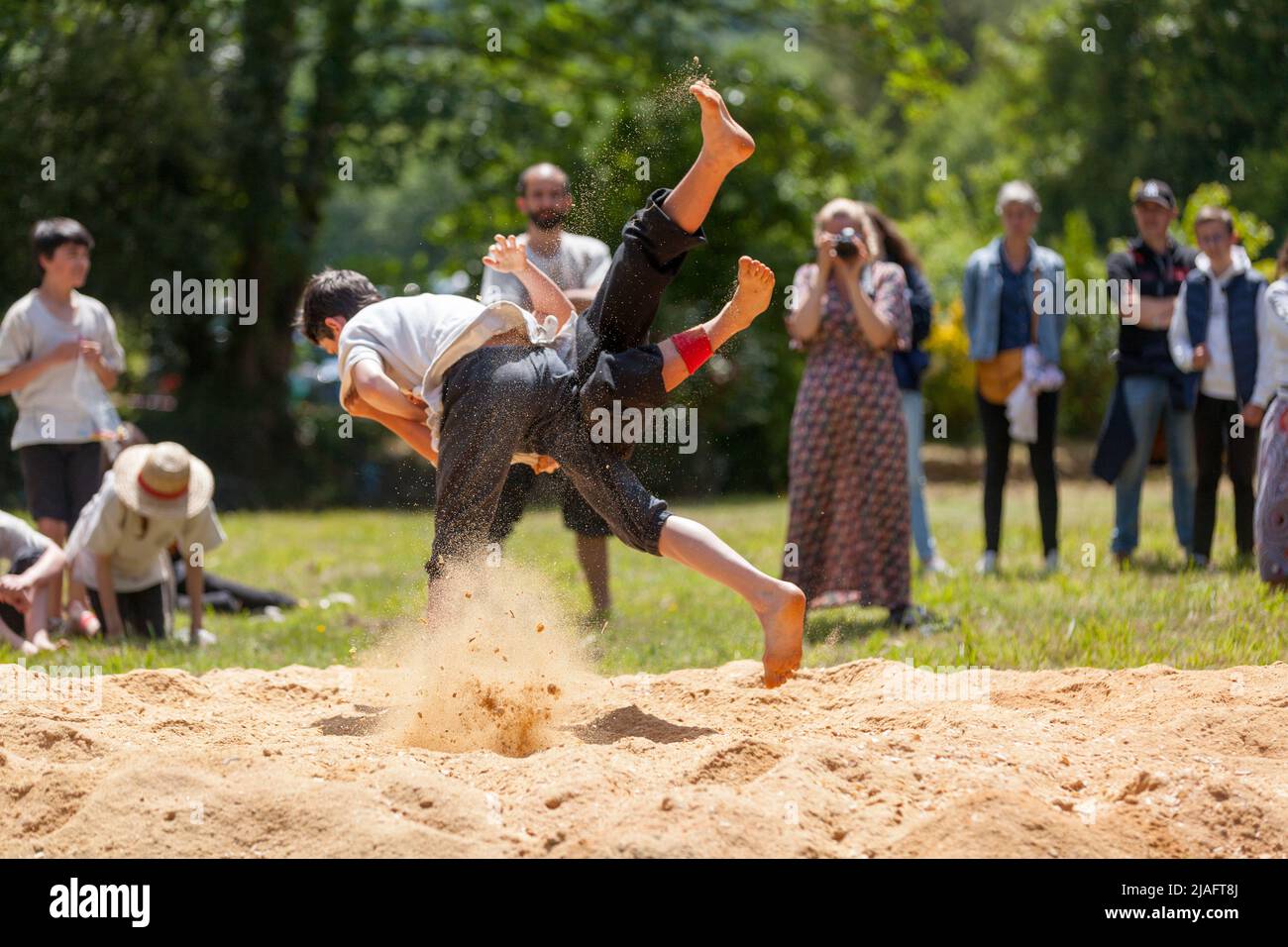 Breton wrestler hi-res stock photography and images - Alamy