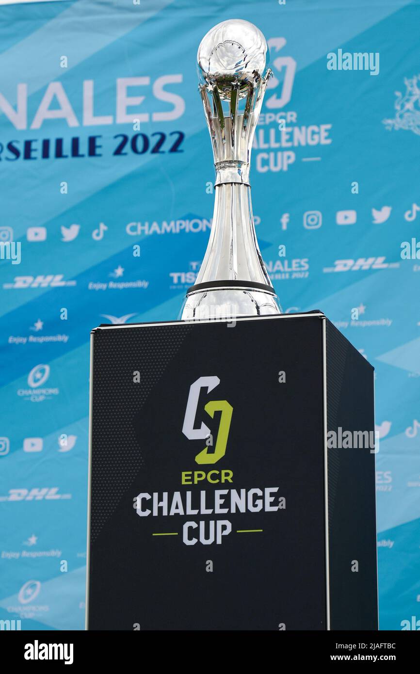 Presentation to the public of the challenge cup trophy. On the occasion ...
