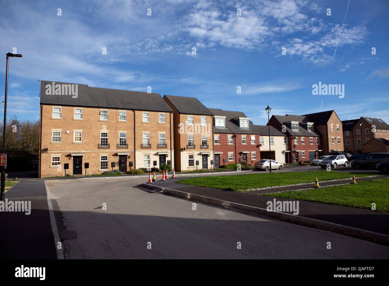 The Shimmer Housing Estate in the town Mexborough near Doncaster in ...