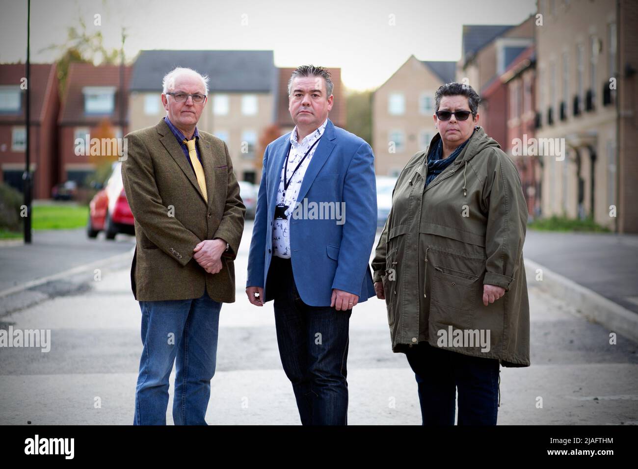 L-R , Andrew Pickering, Sean Gibbons & Bev Chapman, Ward Councillors ...