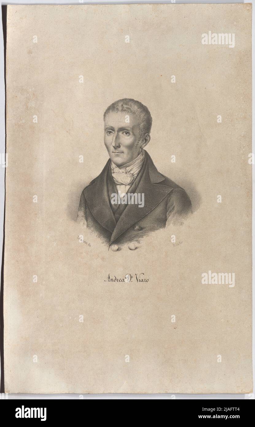Andrea Dr. Viaro ". Dr. Andrea Viaro. Joseph Kier, lithographer Stock ...