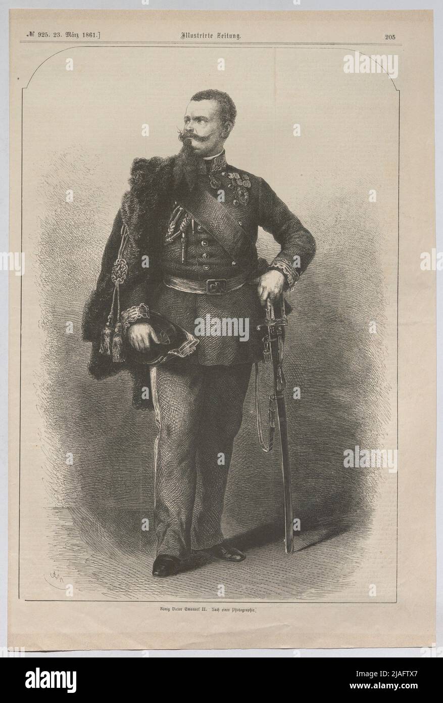 King Victor Emanuel II. ". Viktor Emanuel II Stock Photo - Alamy