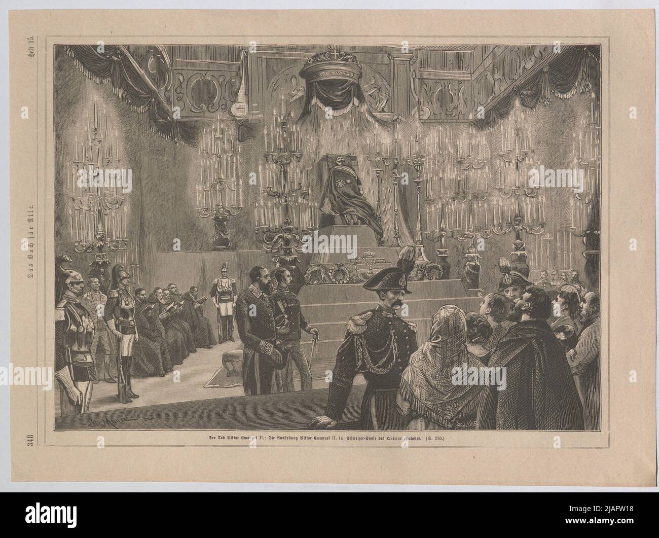 Death Viktor Emanuel II: The Viktor Emanuel II exhibition in the Swiss ...