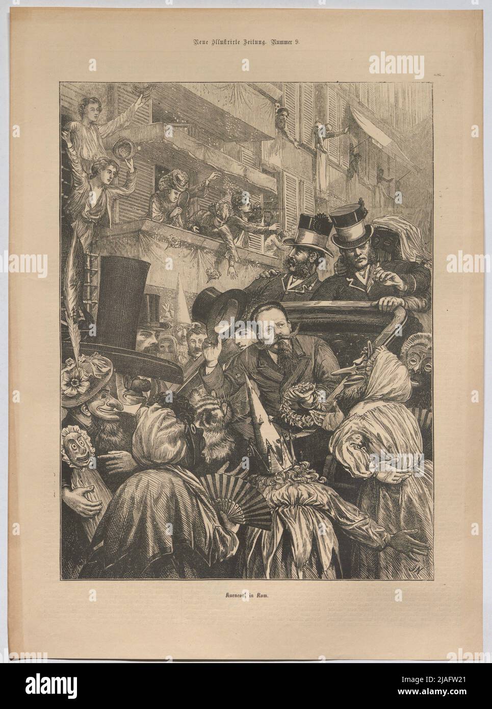 Carnival in Rome. ". Carnival in Rome with Viktor Emanuel II., King of ...
