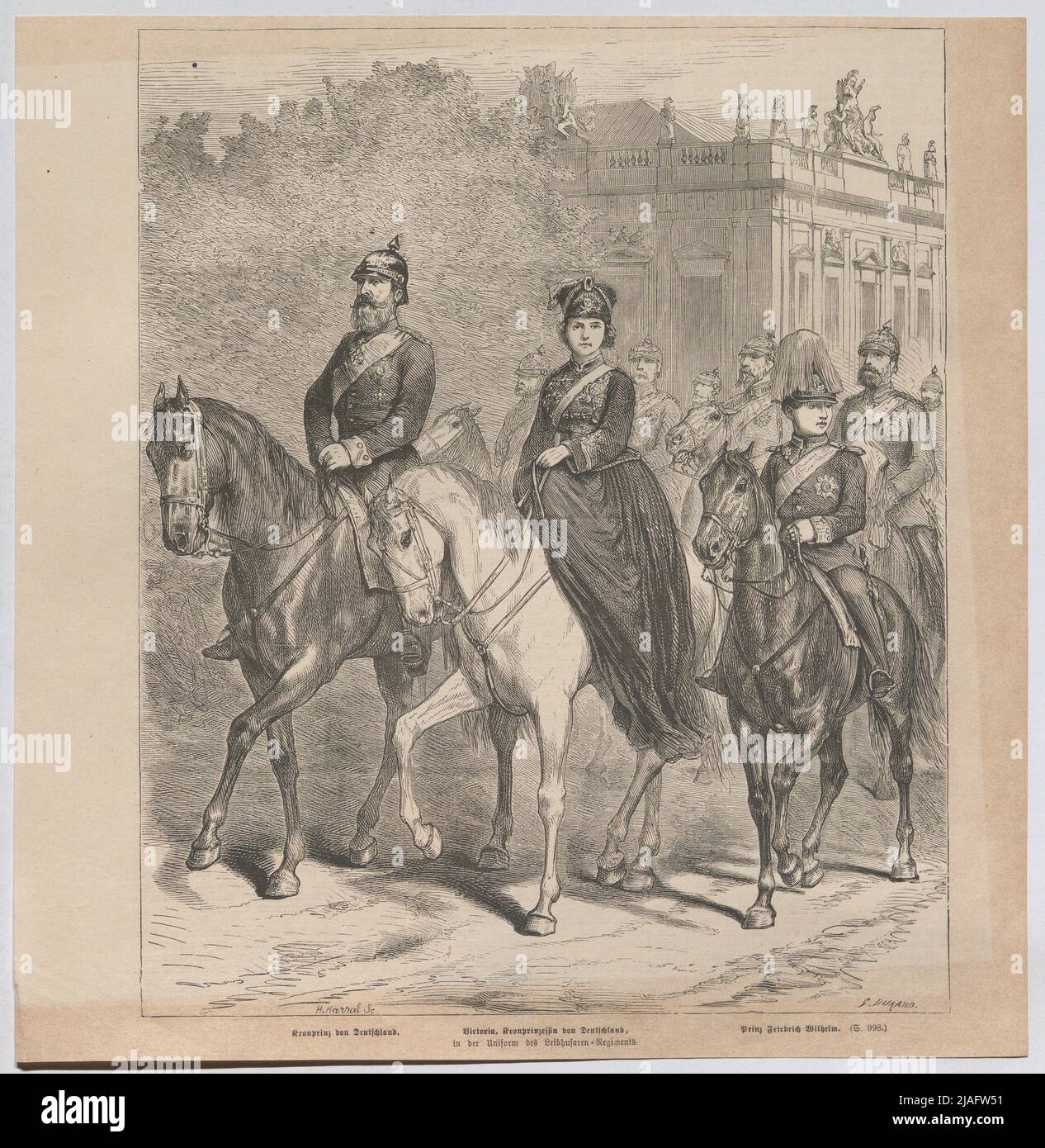 Crown Prince of Germany. Victoria, Crown Princess of Germany, in the ...