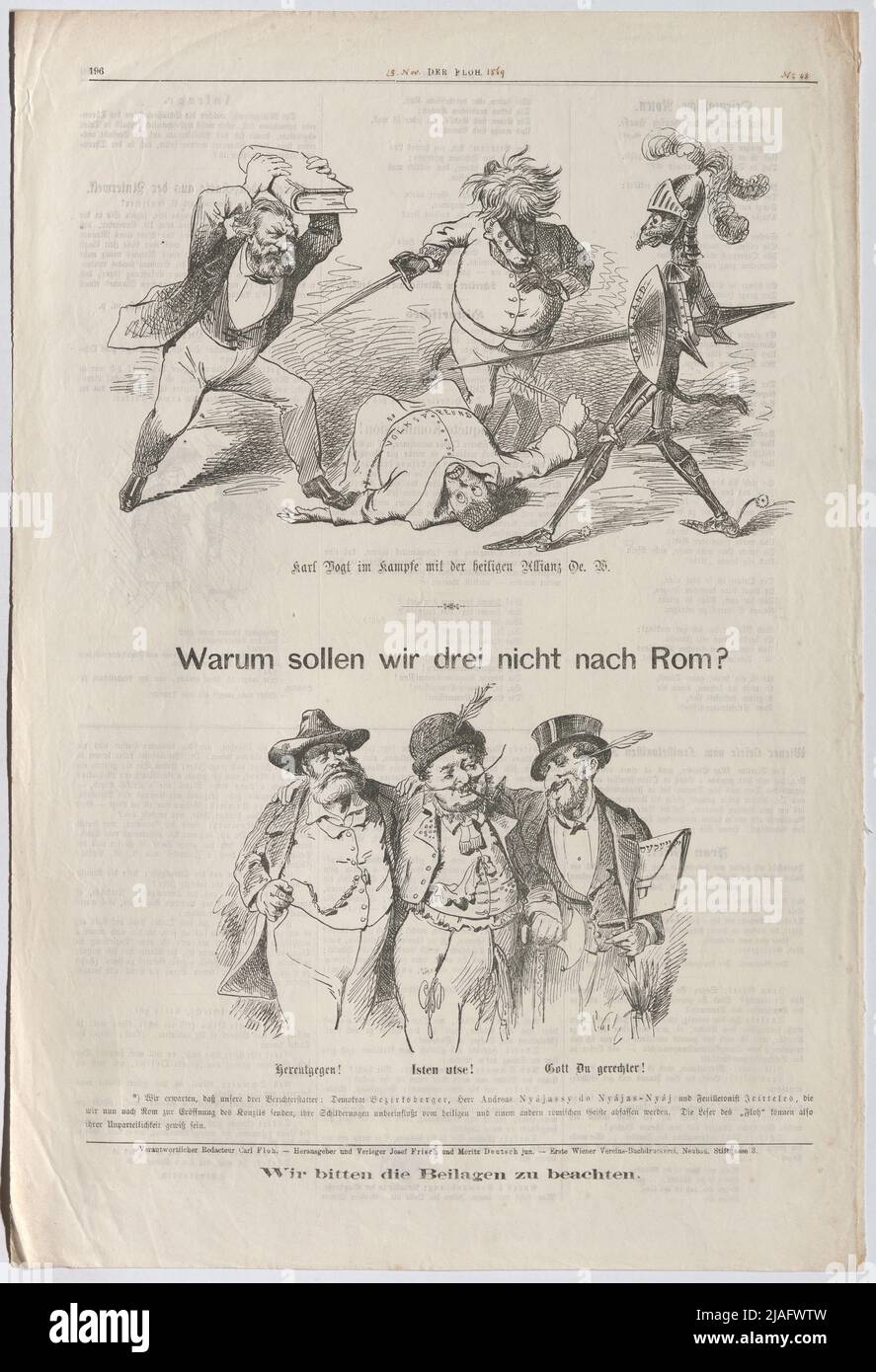 Karl Vogt in the fight with the Holy Allianz de. W. ". Natural ...