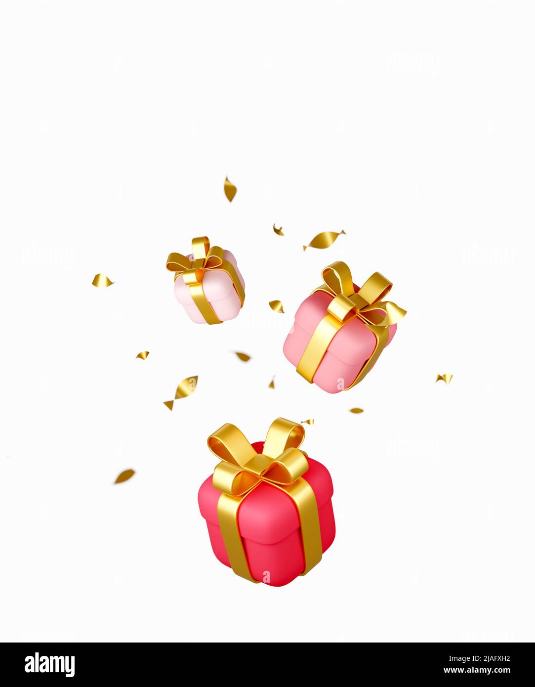 Falling gift box hi-res stock photography and images - Alamy