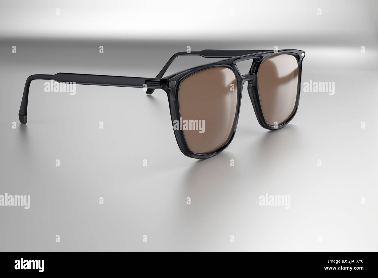 Realistic sunglasses isolated on white background. Trendy unisex ...