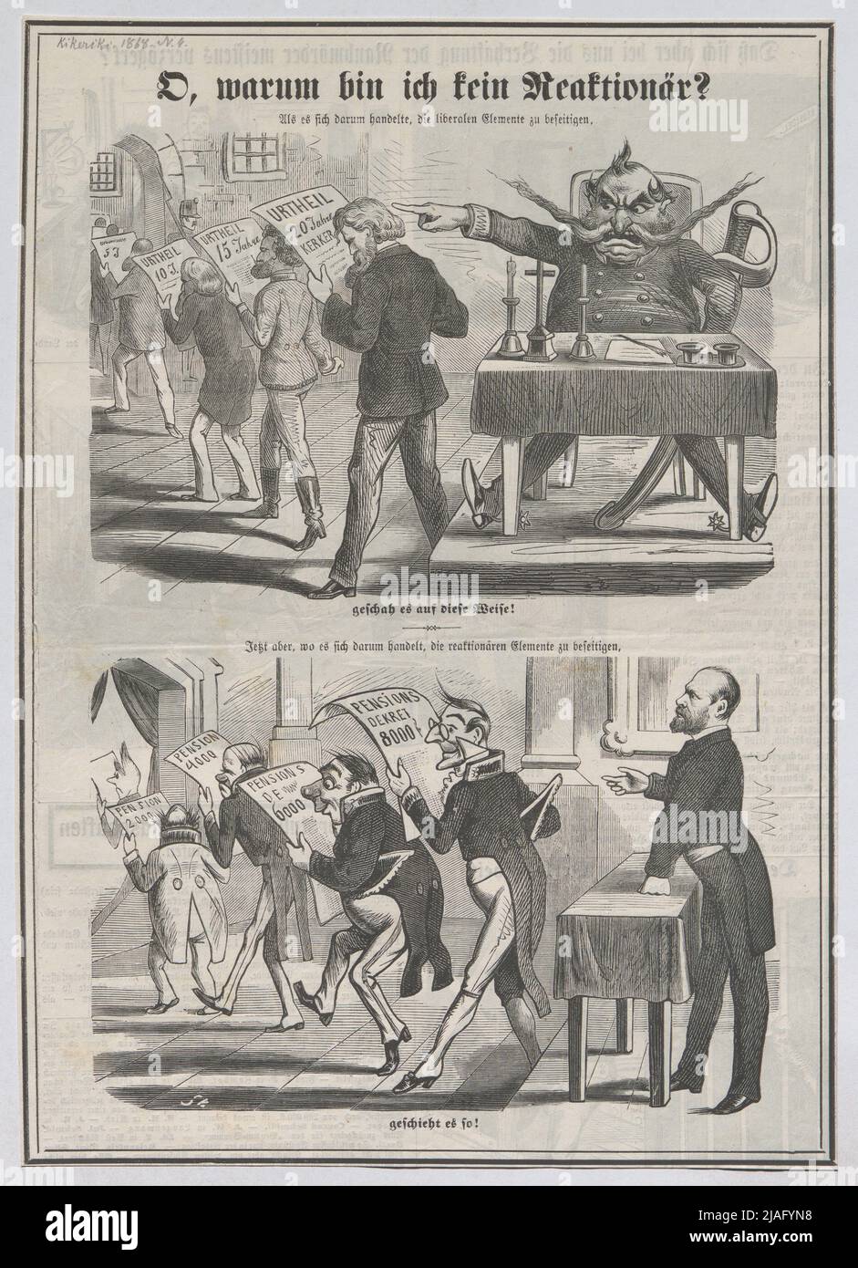 Oh, why am I not a reactionary ". Karl Giskra, treatment of ...