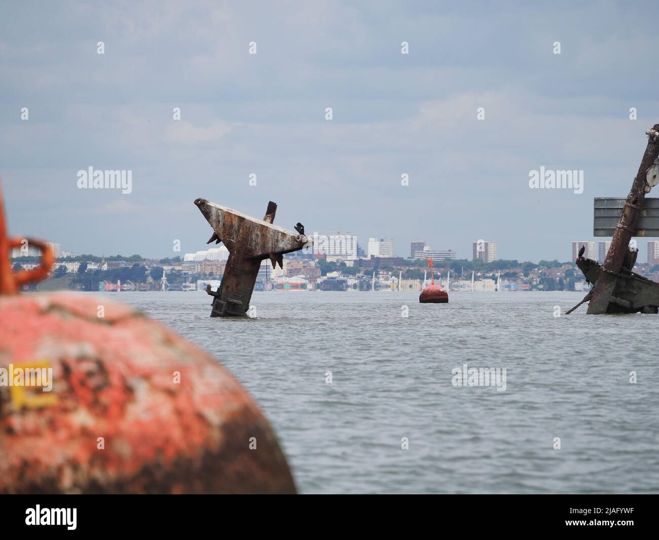 Sheerness, Kent, UK. 30th May, 2022. Close-up photos of Thames ...