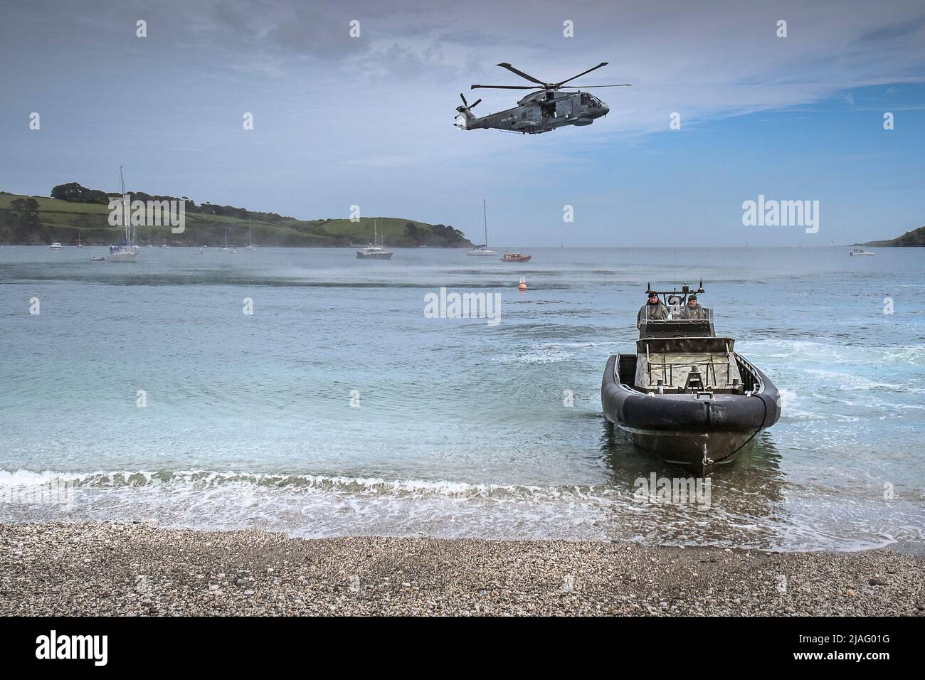 Royal marines offshore raiding craft hi-res stock photography and ...
