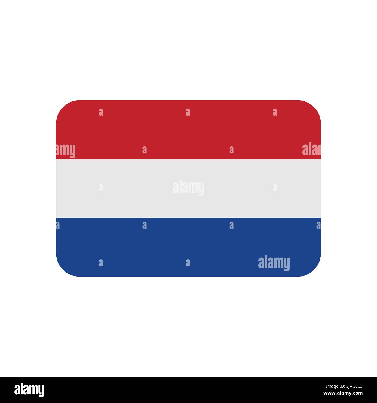 Dutch flag vector icon on white background Stock Vector Image & Art - Alamy