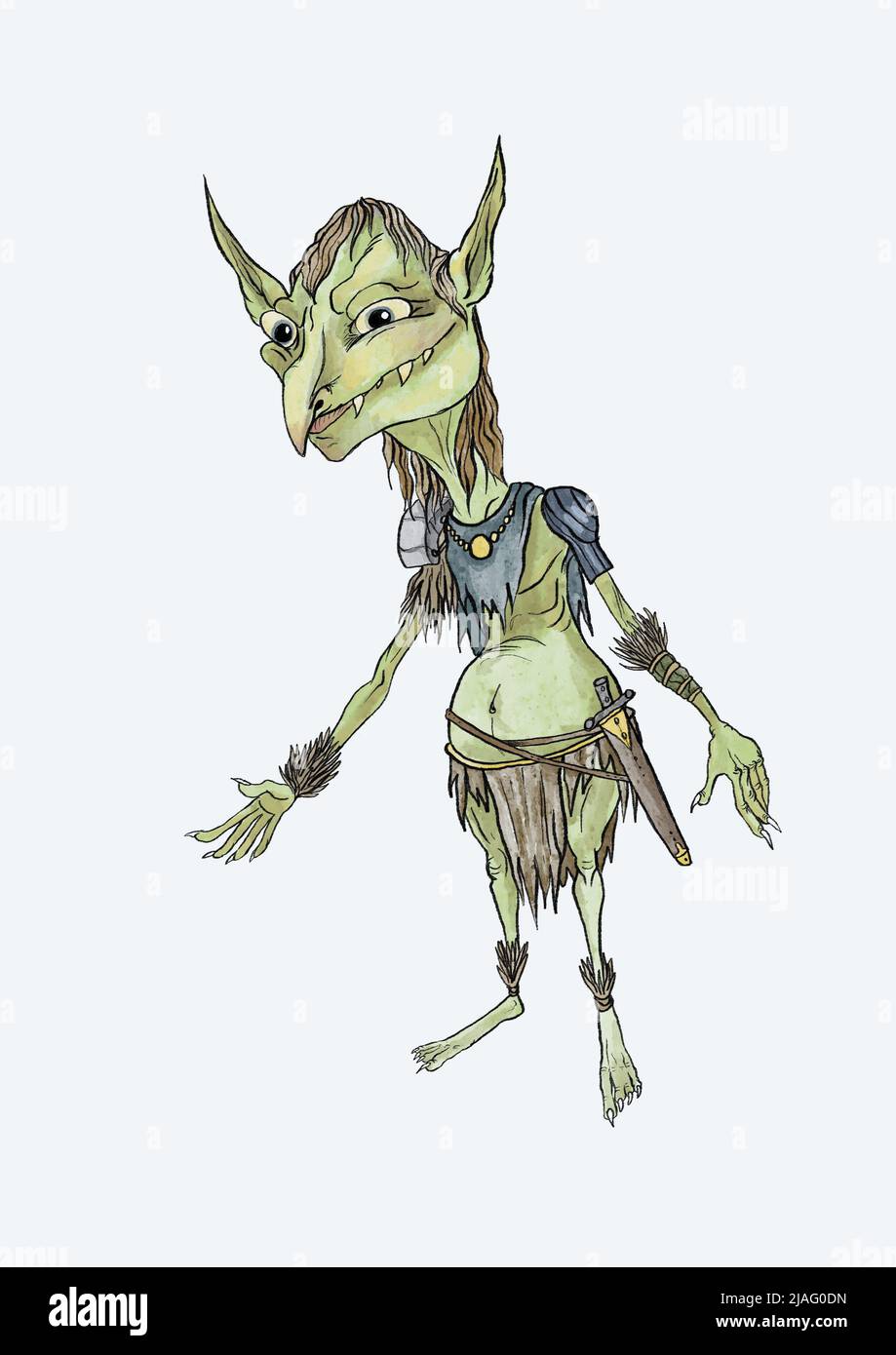 Green skinned goblin hi-res stock photography and images - Alamy