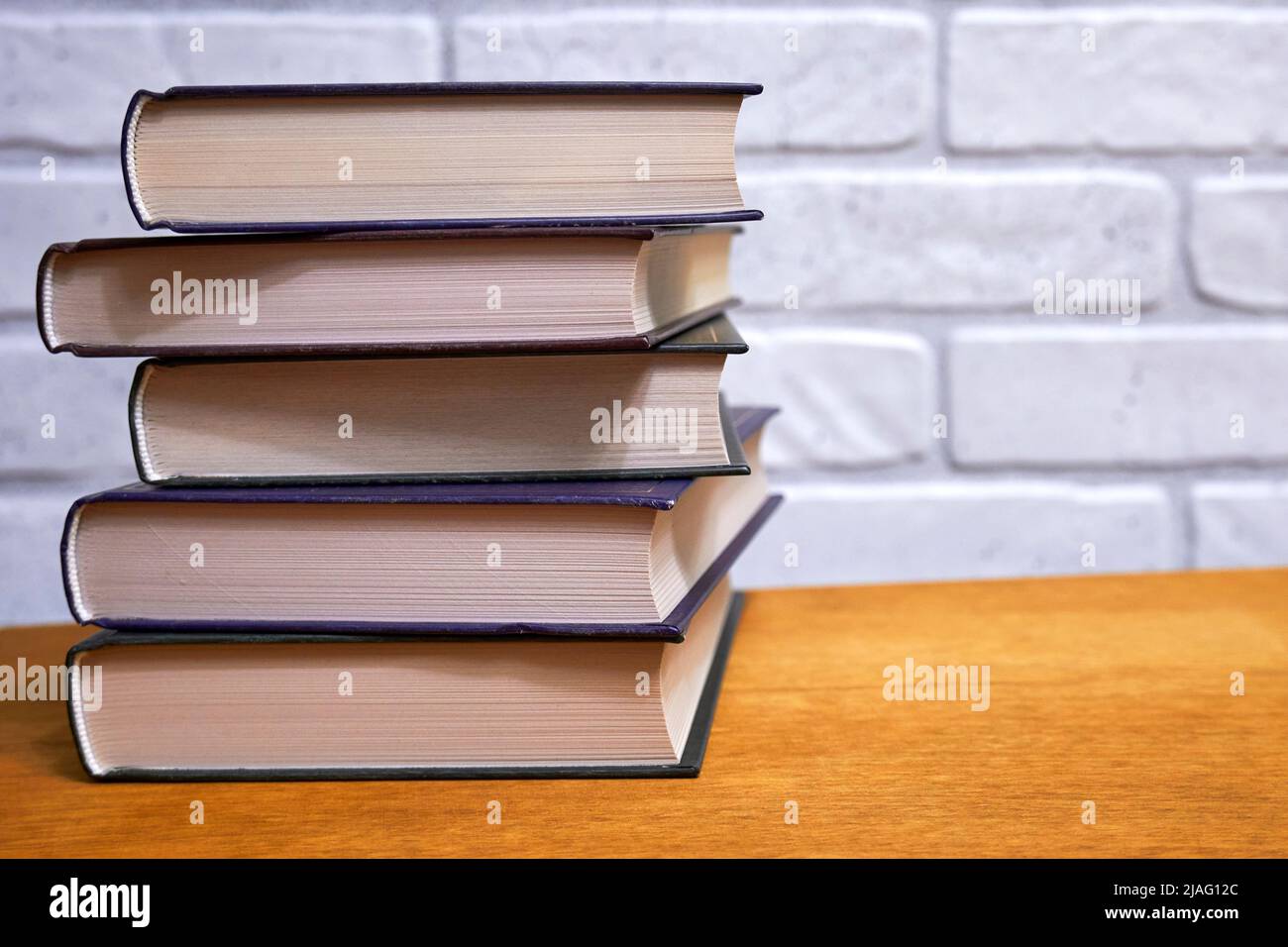 Close up stack books copy hi-res stock photography and images - Alamy
