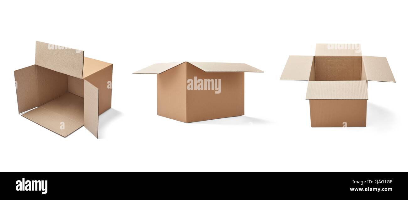 box package delivery cardboard carton Stock Photo - Alamy