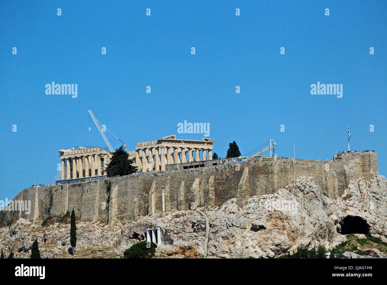 Ancient Acropolis, Greece Stock Photo - Alamy