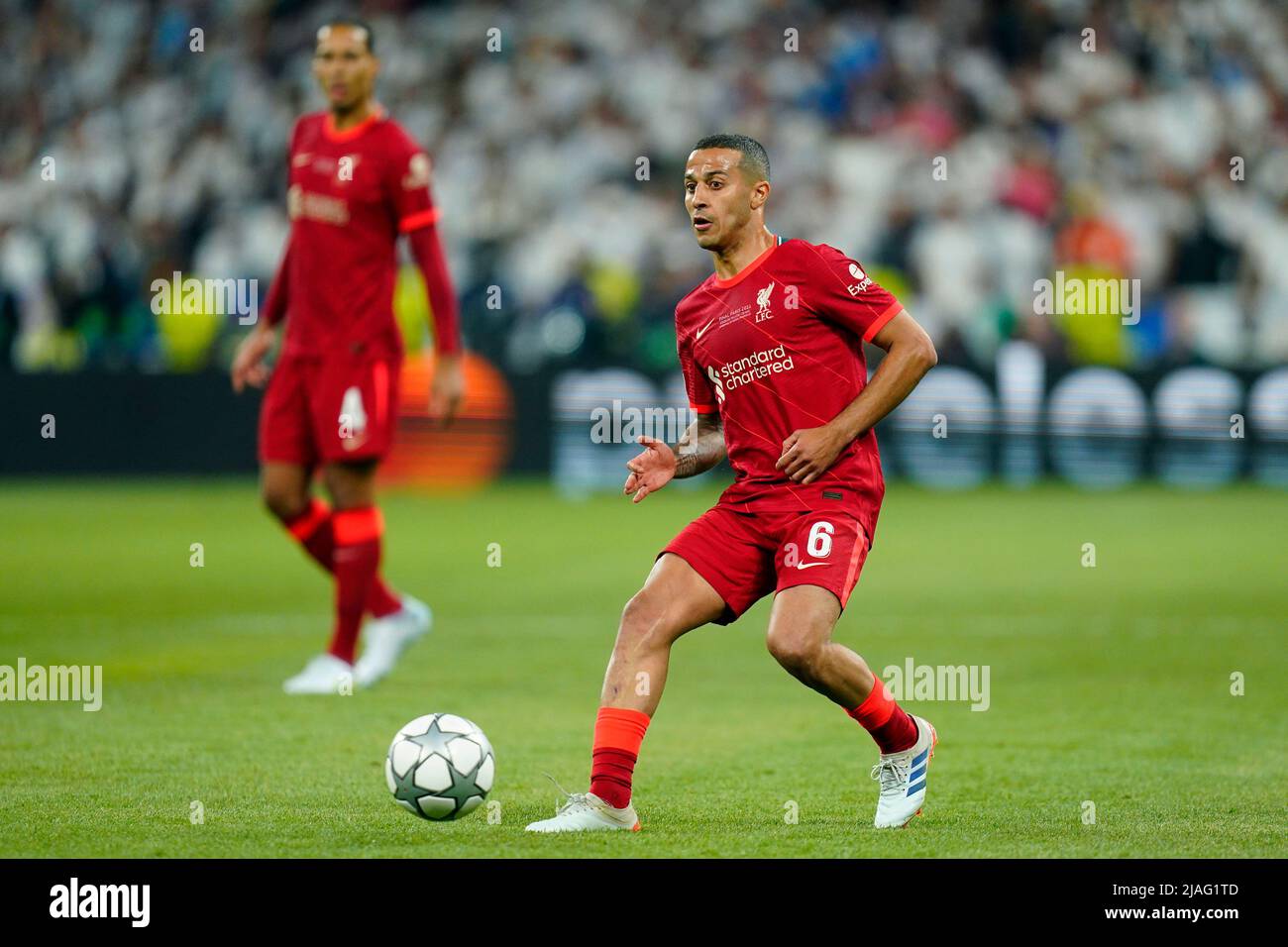 Thiago Alcantara of Liverpool FC during the UEFA Champions League Final ...
