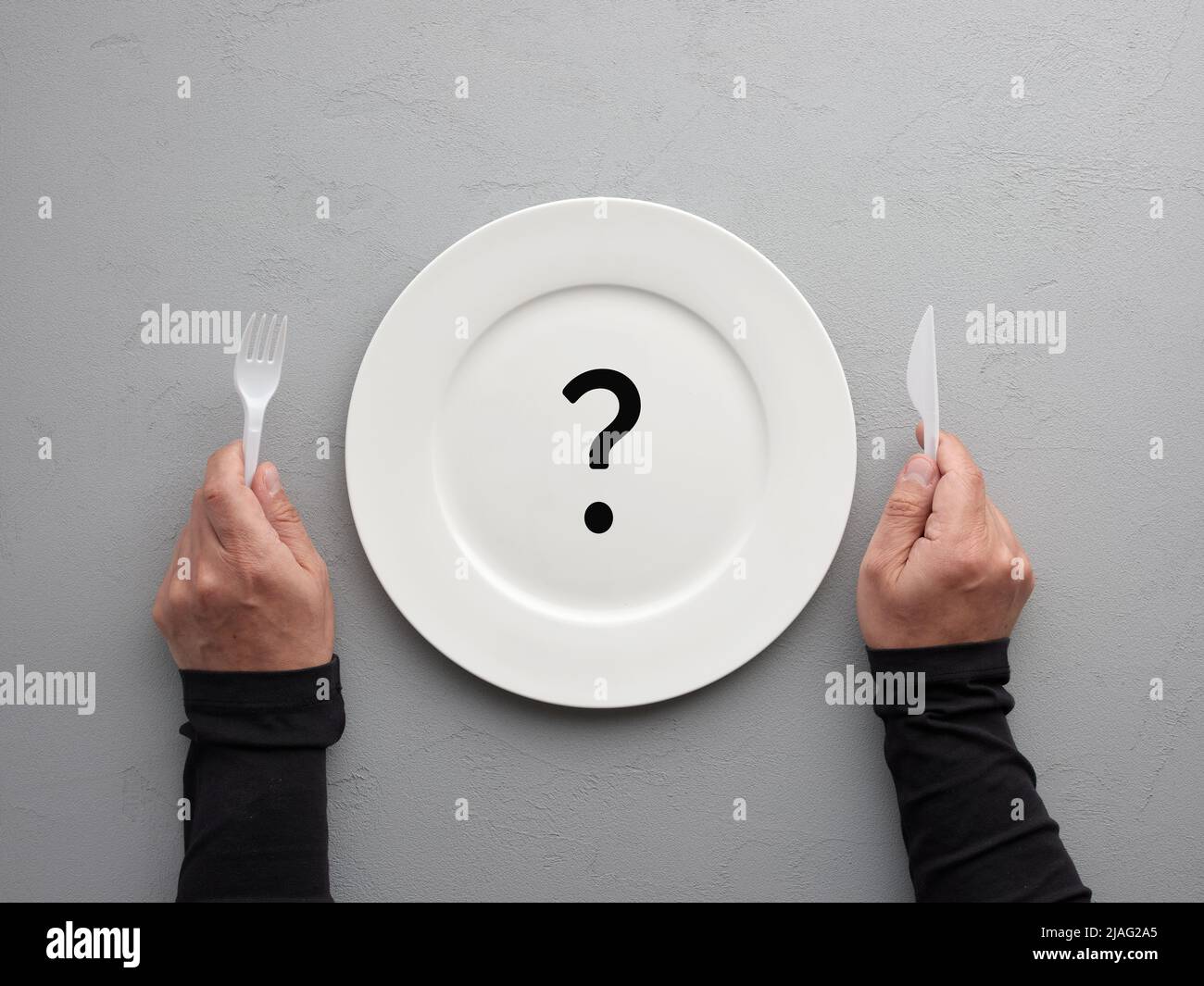 Question mark food hi-res stock photography and images - Alamy
