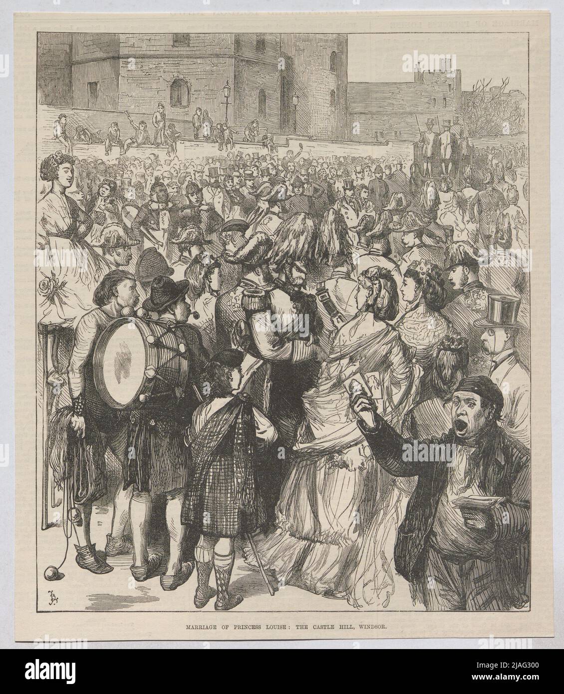 Marriage of Princess Louise: The Castle Hill, Windsor. ". Marriage of ...