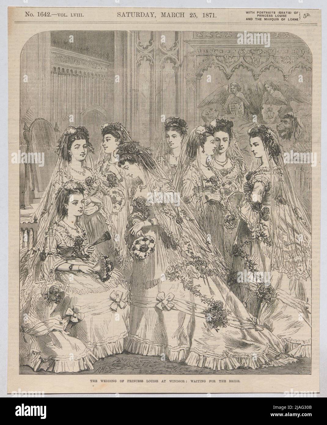 The Wedding of Princess Louise at Windsor: Waiting for the Bride ...