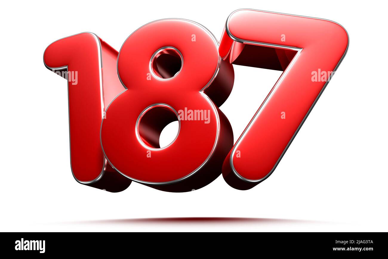 Number 187 Cut Out Stock Images & Pictures - Alamy
