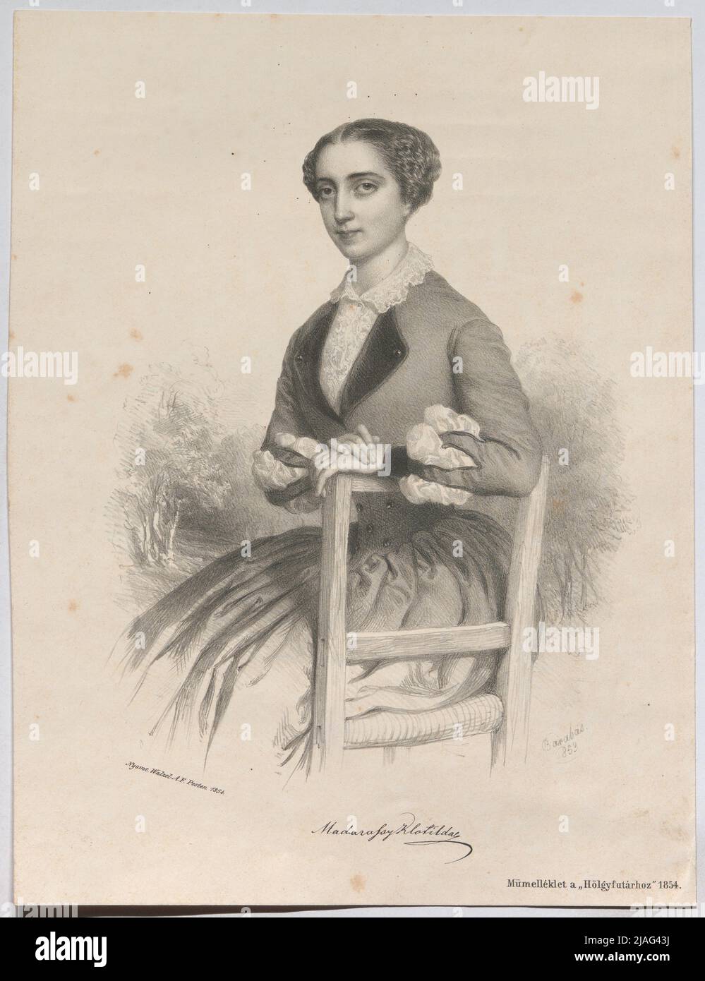 Madarassy Klotildae ". Clotilde Madarassy, Ungarische Novellistin ...