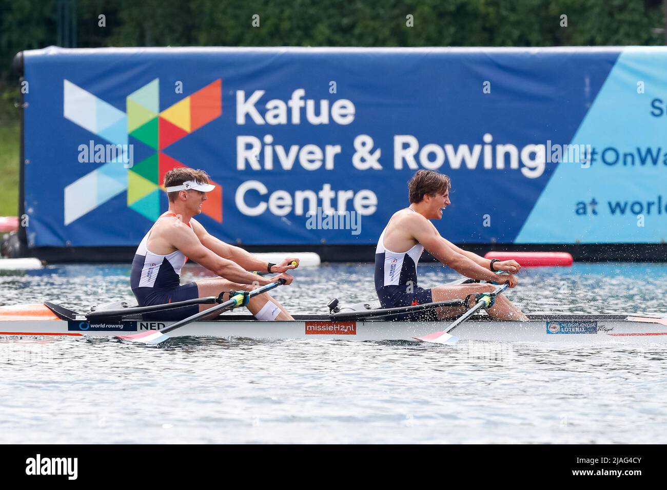 BELGRADE, SERBIA - MAY 29: Guillaume Krommenhoek of the Netherlands and ...