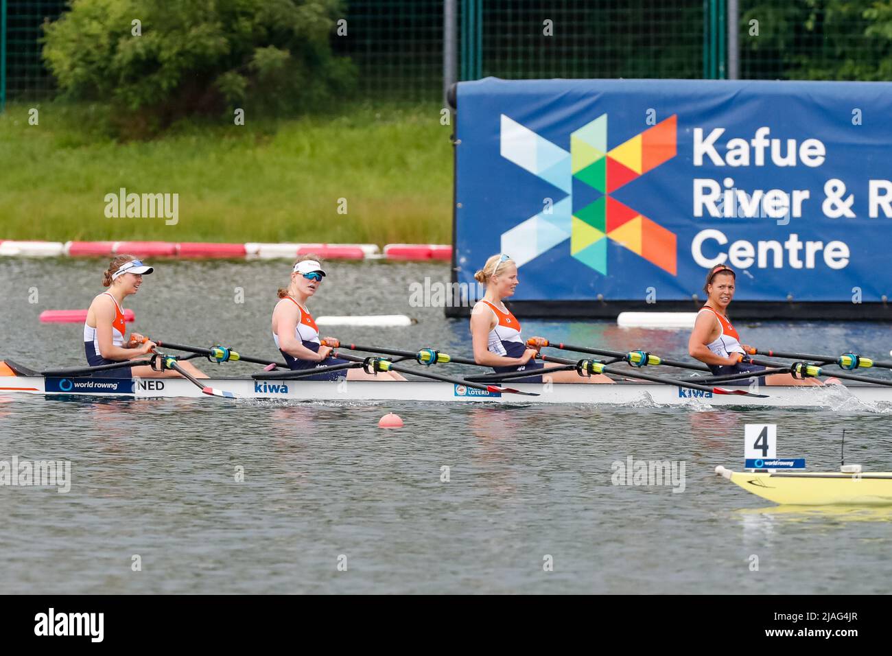 BELGRADE, SERBIA - MAY 29: Nika Johanna Vos, Tessa Dullemans, Ilse ...