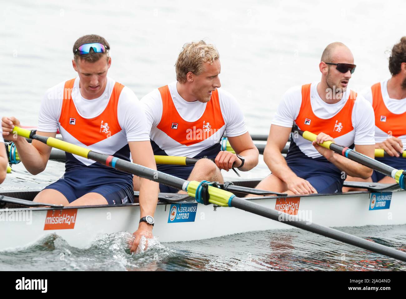BELGRADE, SERBIA - MAY 29: Bjorn Van Den Ende, Rik Rienks, Ralf Rienks ...