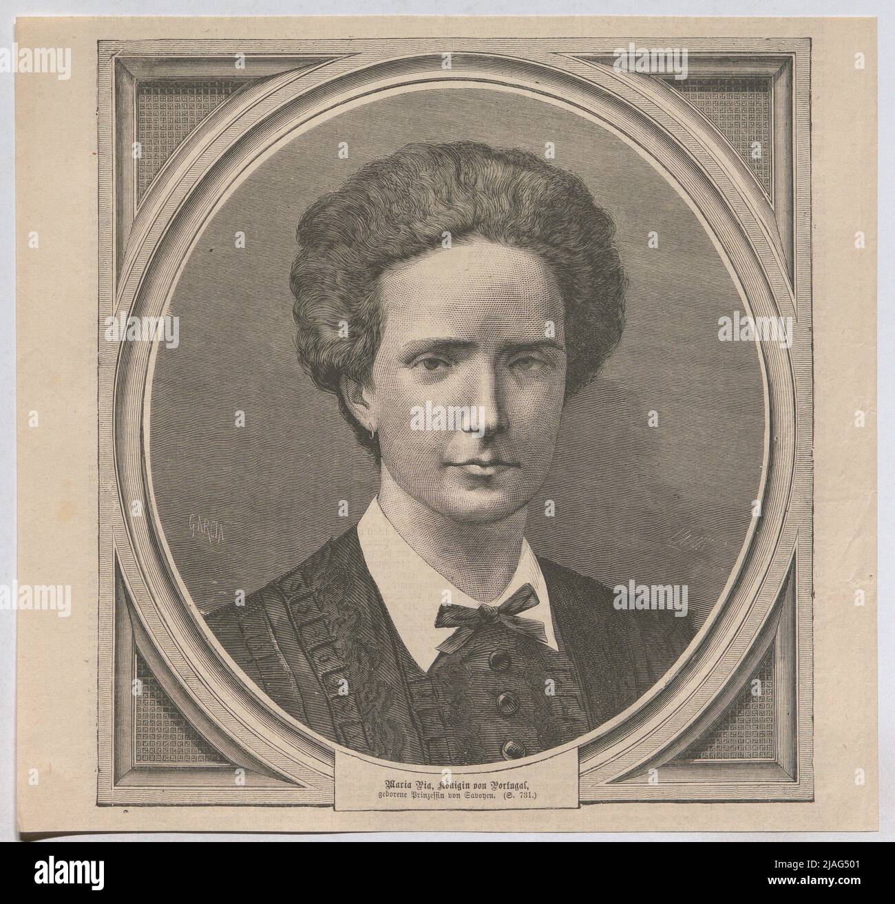 Maria Pia, Queen of Portugal, born Princess of Savoy Stock Photo - Alamy