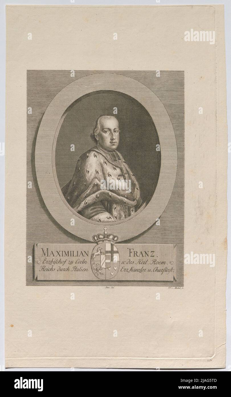 Maximilian Franz. Archbishop of Coeln & des Heil. Roem. Reichs by Italy ...