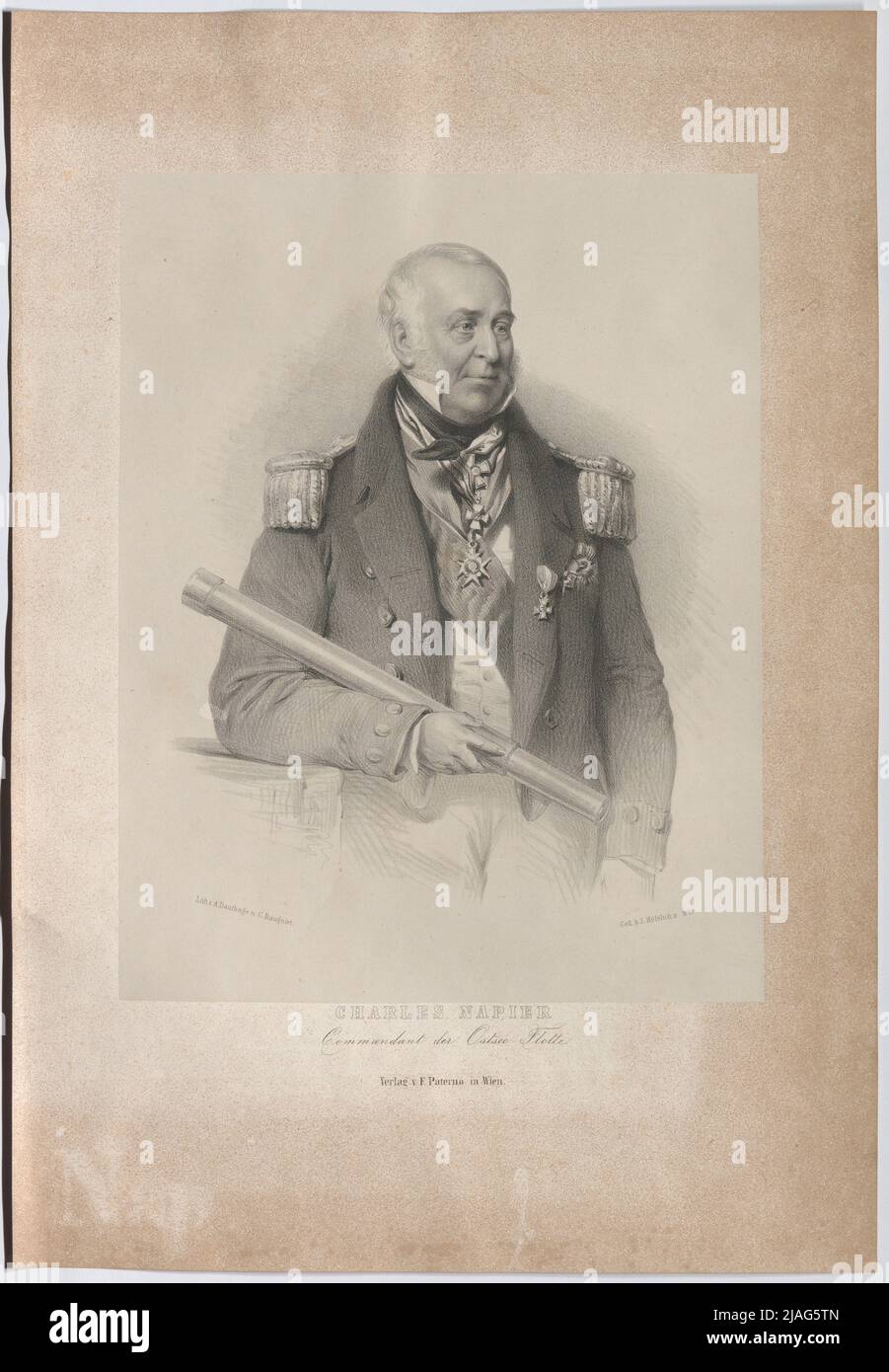 Charles Napier Commandant of the Baltic Sea fleet. " , F. Paterno ...