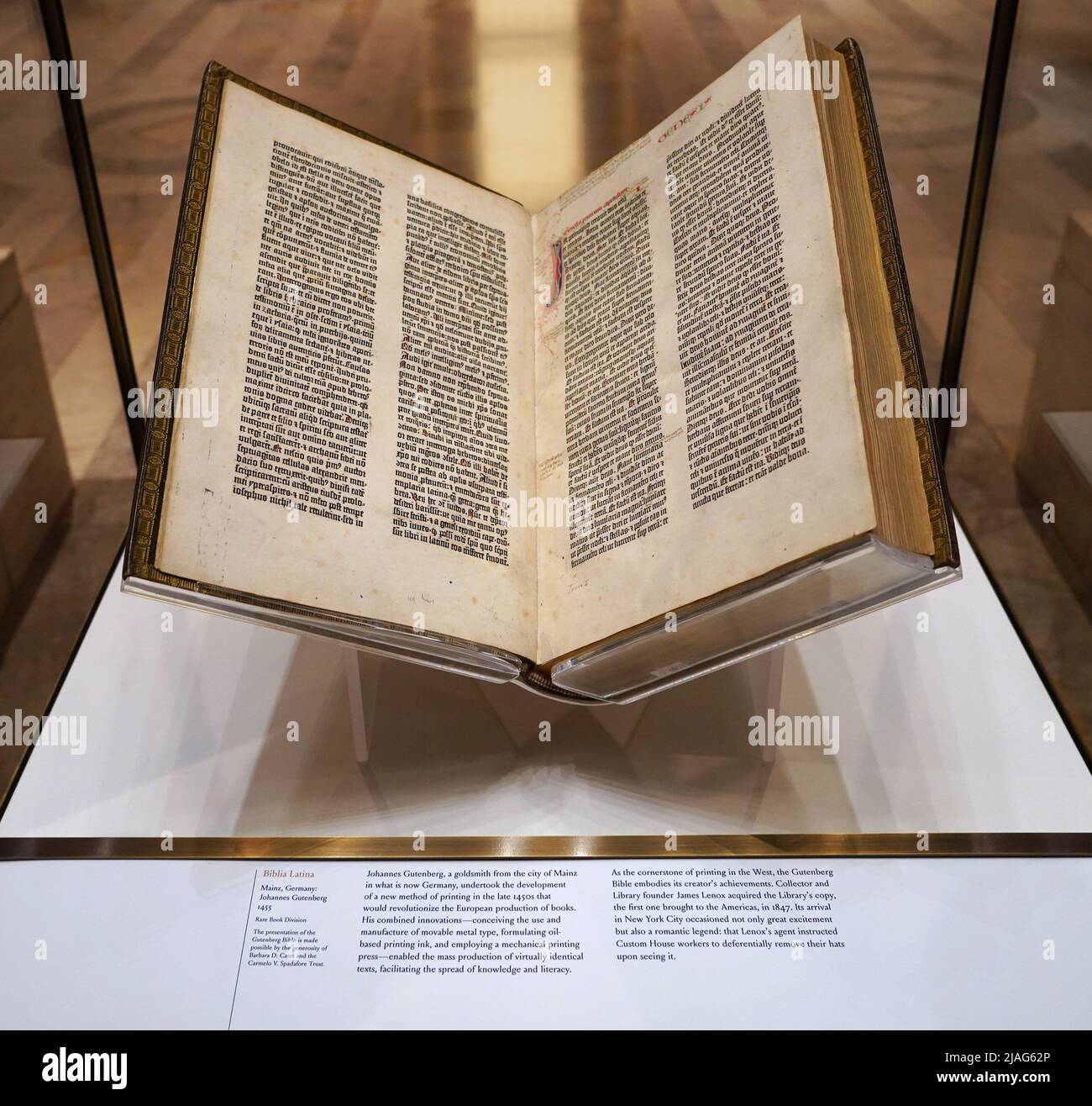 Gutenberg Press Bible