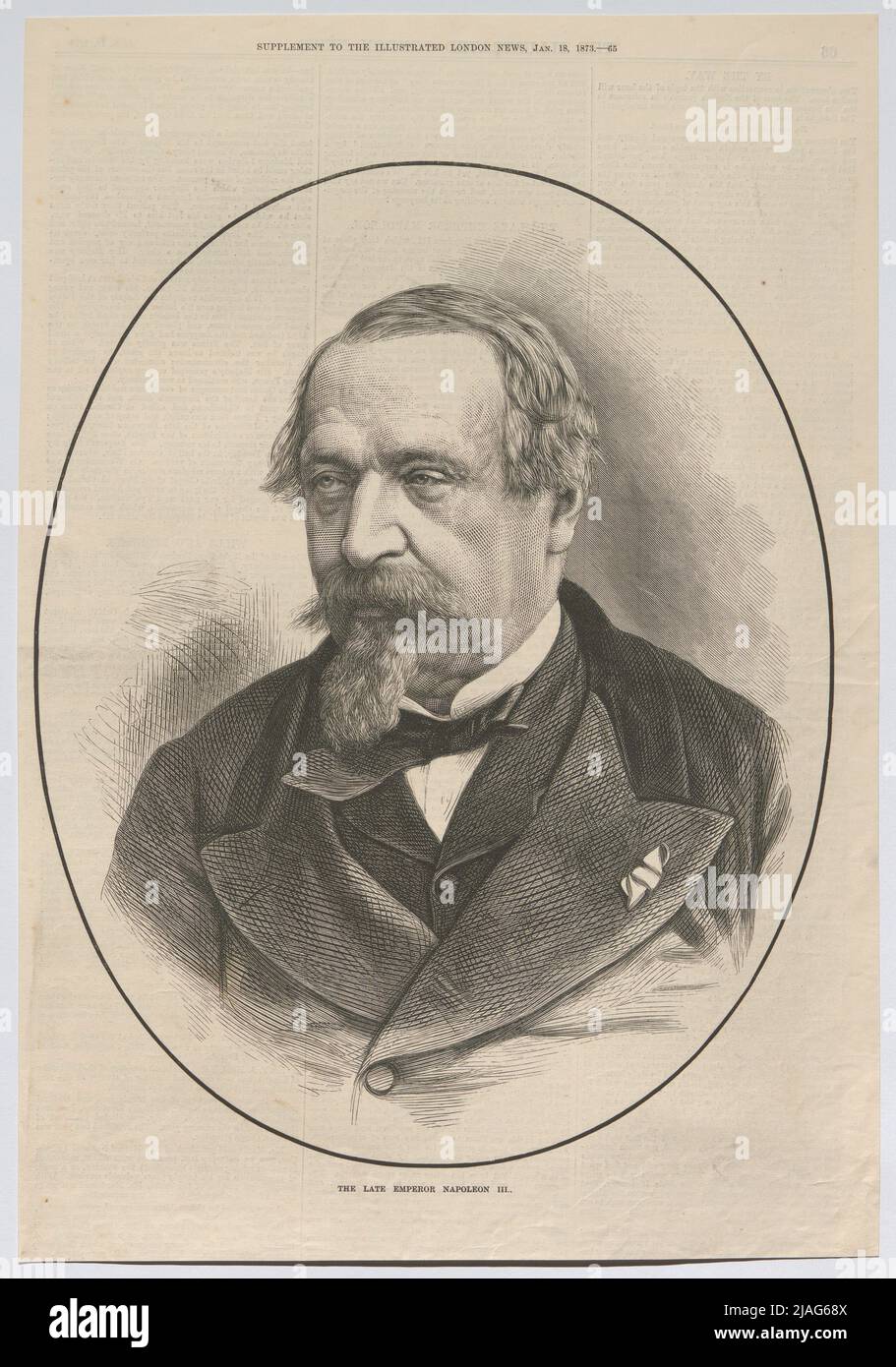 The Late Emperor Napoleon III. ". The late Napoleon III., Emperor of ...