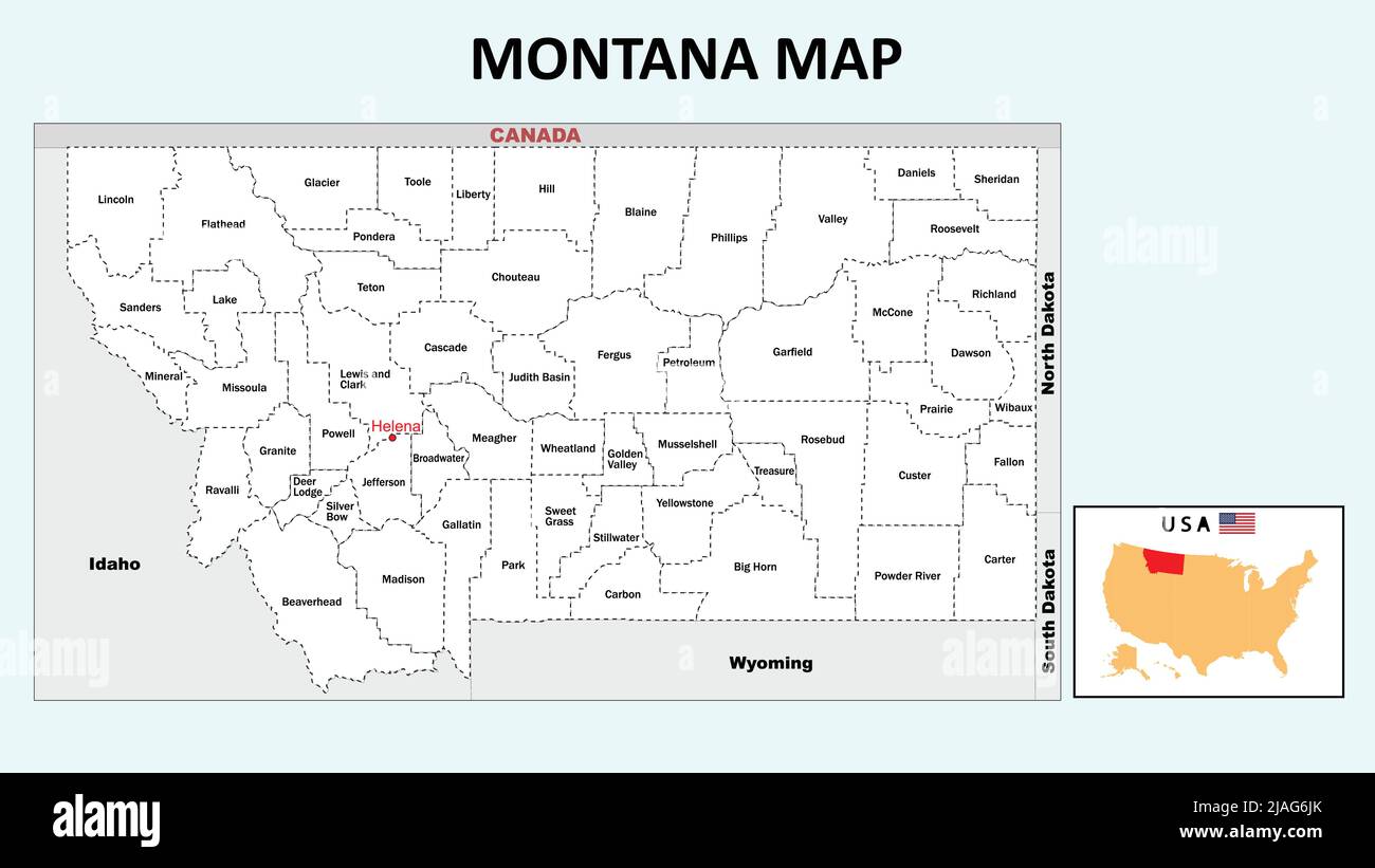 Political map arizona Stock Vector Images - Alamy