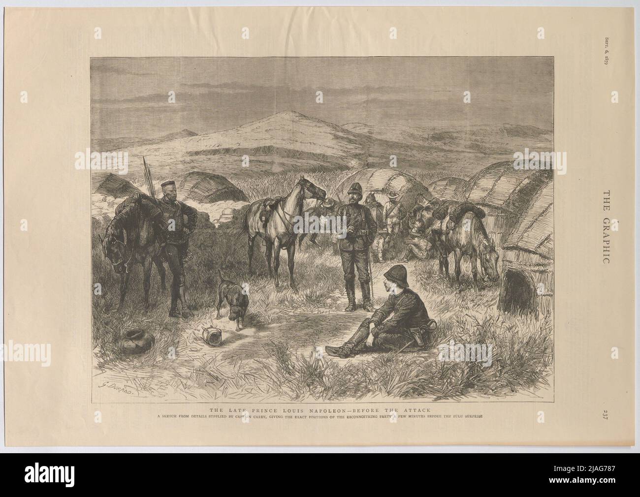 The Late Prince Louis Napoleon - Before The Attack ". The late Prince ...